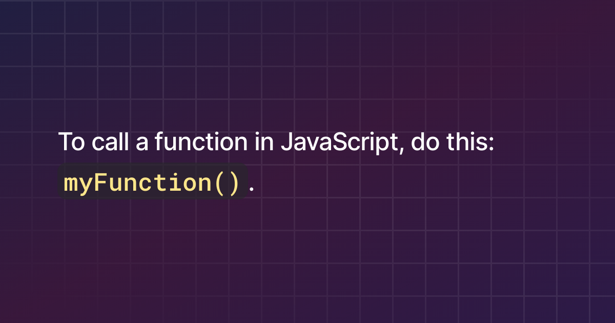 how-to-call-a-function-in-javascript