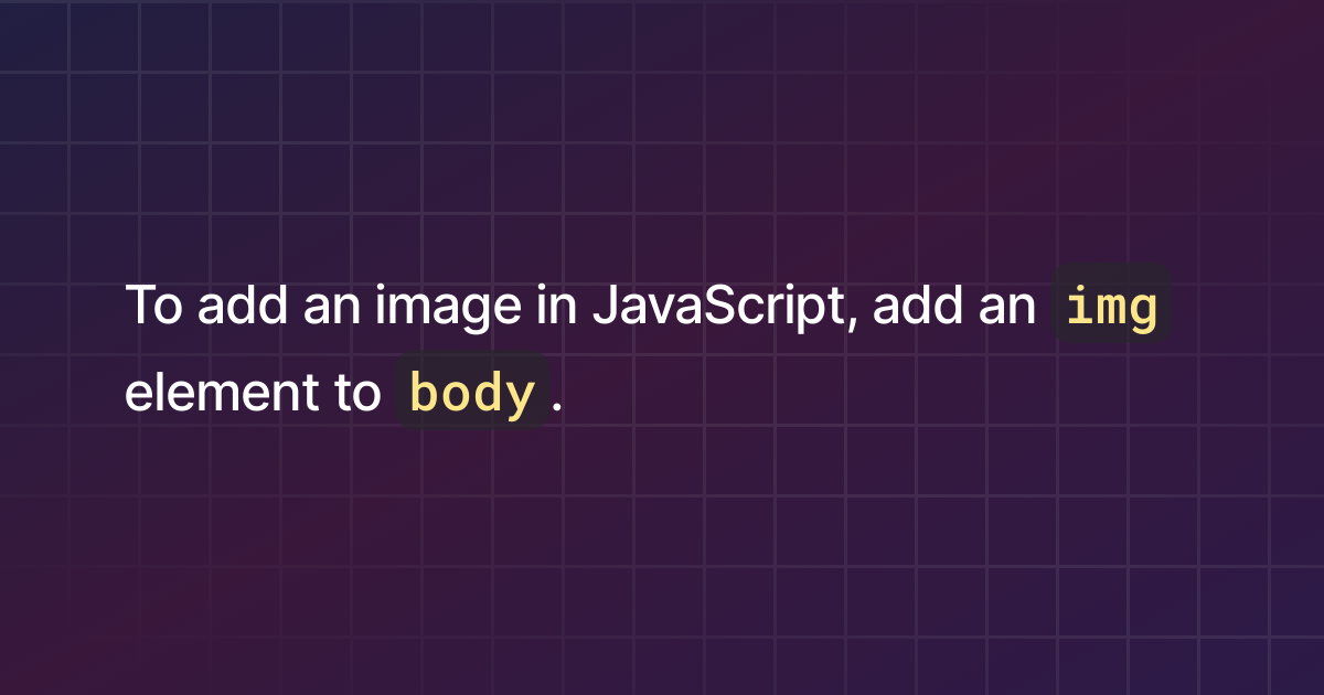 How To Display An Image In JavaScript 
